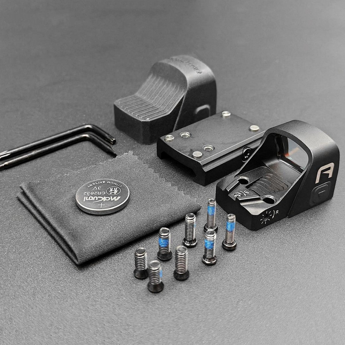 GOWUTAR A17 2 MOA RMS RMSc Micro Red Dot Sight Shake Awake w/ Pic Moun